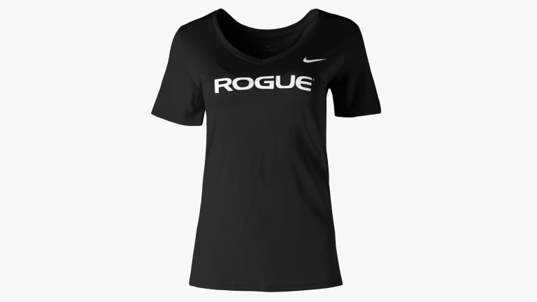 Rogue Nike Legend V-Neck Tee - Women's - Black | Rogue Fitness